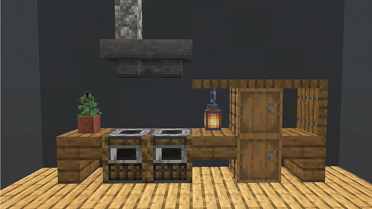 Küche bauen - Minecraft Deko Idee - YouTube