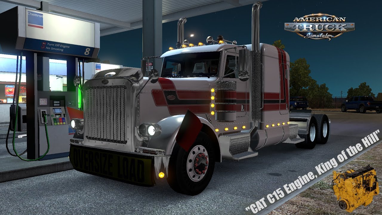 American Truck Simulator | 625 HP Peterbilt 389 | Oversize Load - YouTube