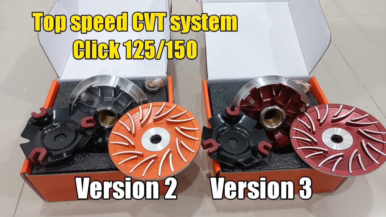 Click 125/150 pulley set 118mm top speed CVT system Pitsbike | BJmoto ...