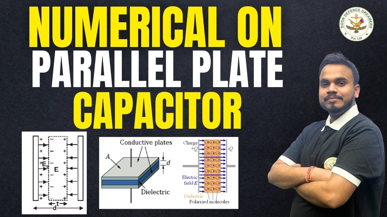 Numerical on Parallel plate capacitor | Class 12th | Boards Exams ...