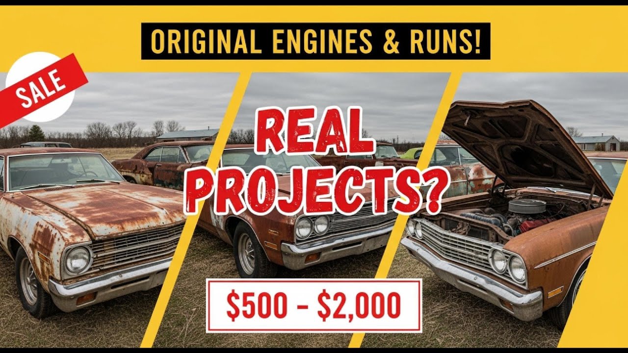 10 Cheap Classic Cars & Project Trucks for Sale | Real Projects Under ...