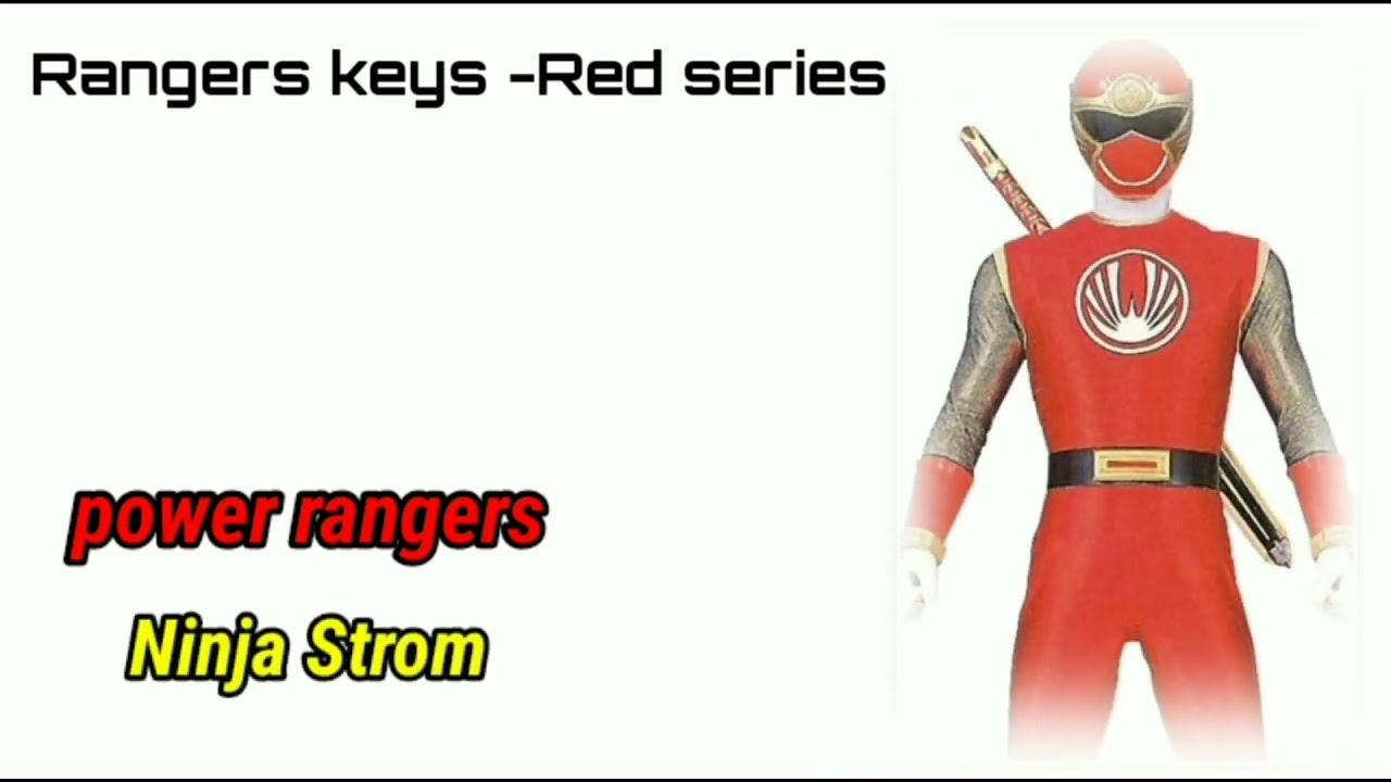 POWER RANGERS super megaforce, Ranger keys - Red Series, Kumpulan ...