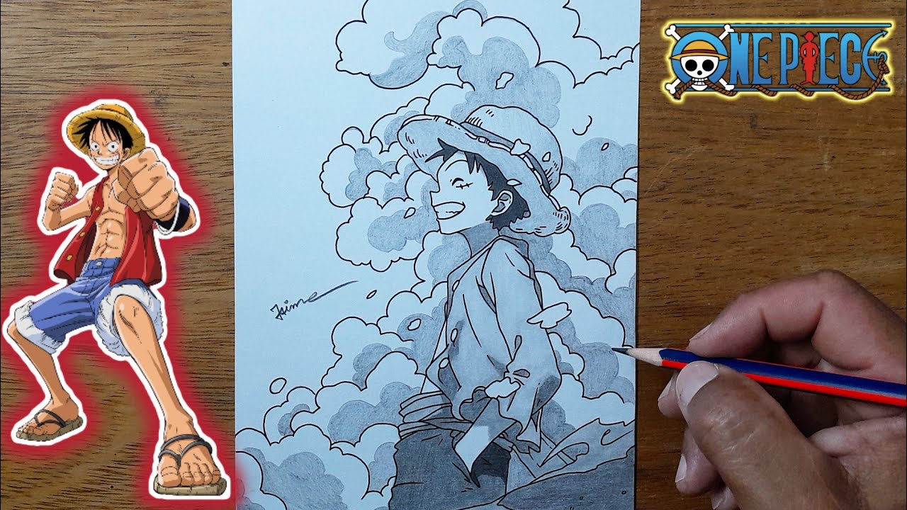 Drawing Monkey D. Luffy [ONE PIECE] ️ - YouTube