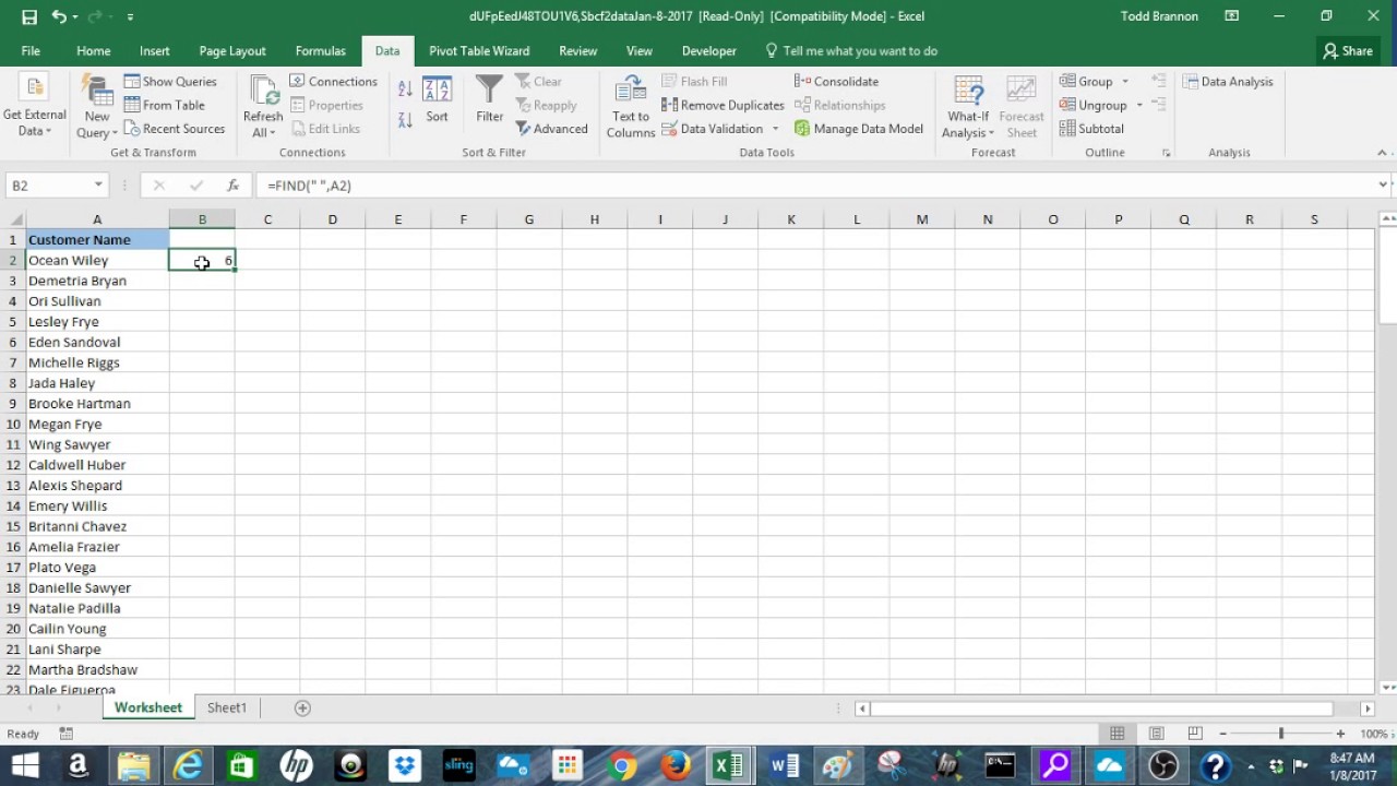 How To Use FIND And LEFT In Microsoft Excel YouTube how-to-use-find-and-left-in-microsoft-excel-youtube