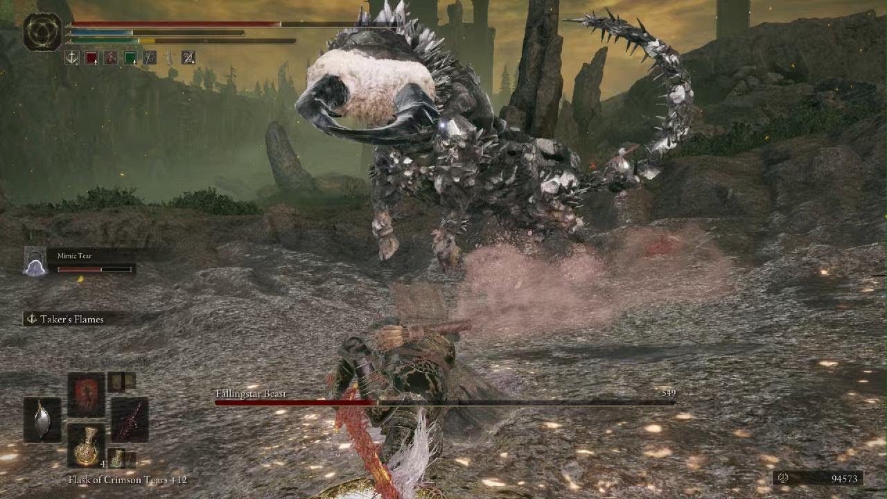 ELDEN RING: Shadow of the Erdtree: Fallingstar Beast Boss Felled - YouTube