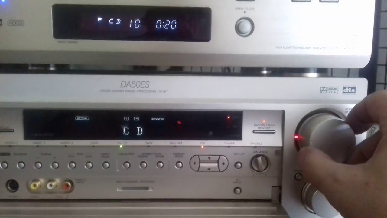 SONY STR DA50ES - YouTube