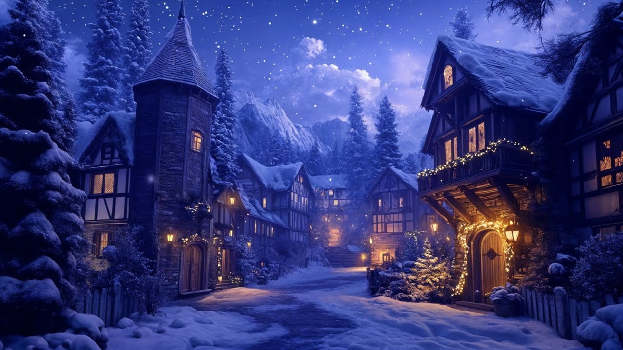 Medieval Christmas Music – Village of Lights | Celtic, Winter - YouTube