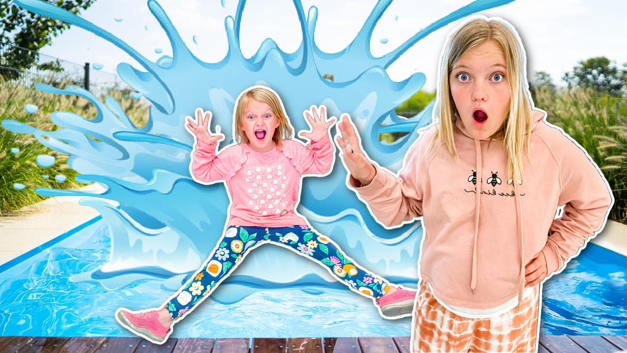 I PUSHED my SISTER into the POOL! Who Knows the Other BETTER? - YouTube