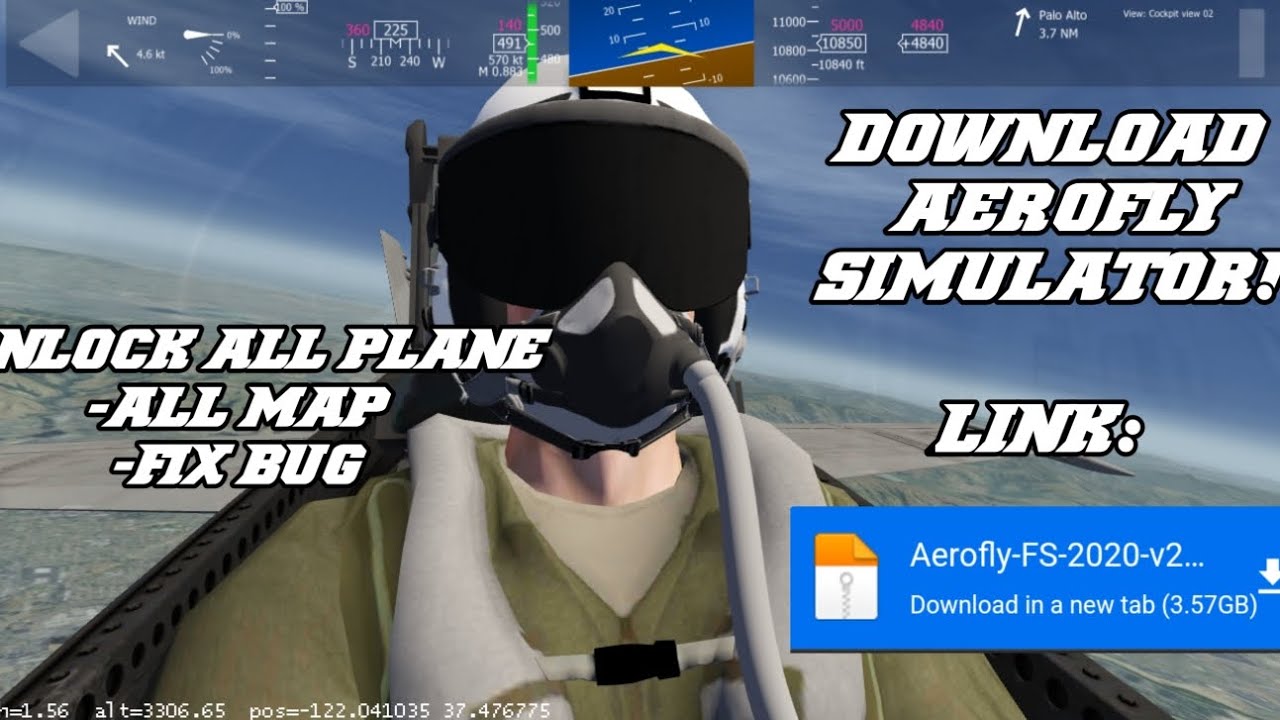 DOWNLOAD AEROFLY SIMULATOR MOD!! UNLOCK ALL PLANE-MAP! - YouTube