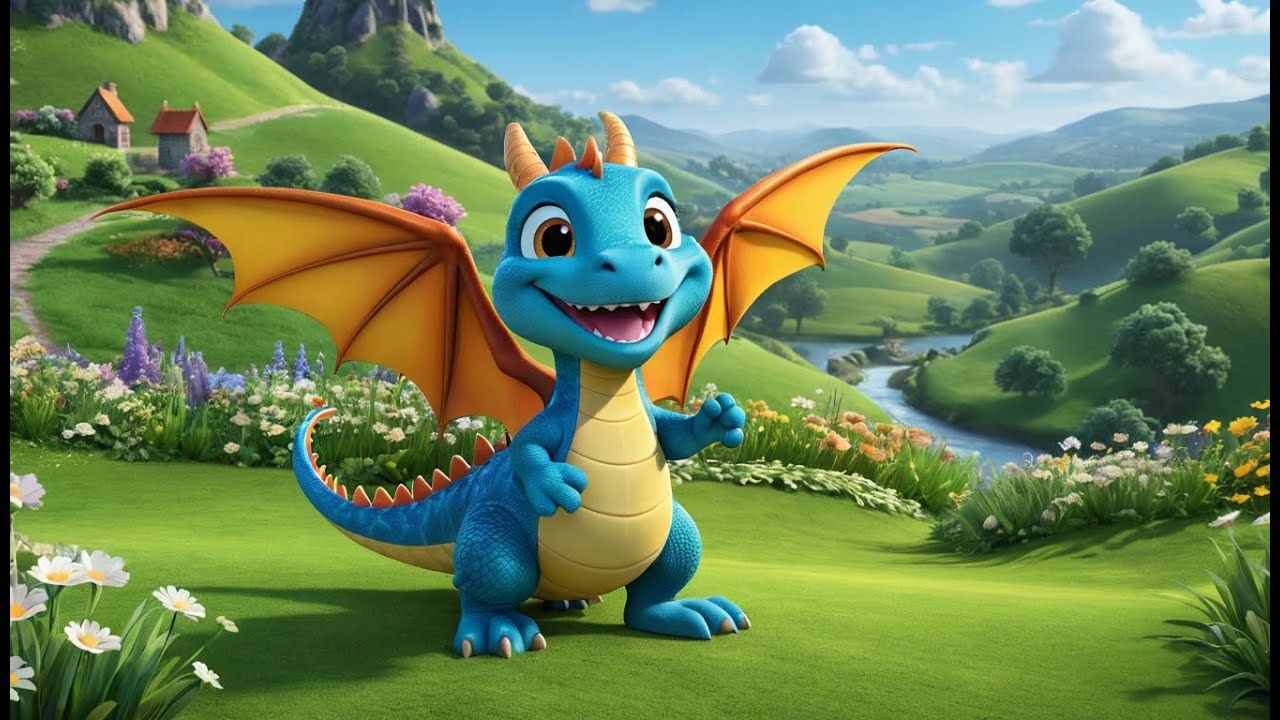 Dizzy the Dragon Wants to Play | Fun and Magical Nursery Rhyme for Kids ...