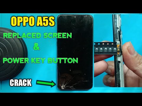 Oppo A5s How to fixed broken power button ang Screen||Tips and advice 👌 ...