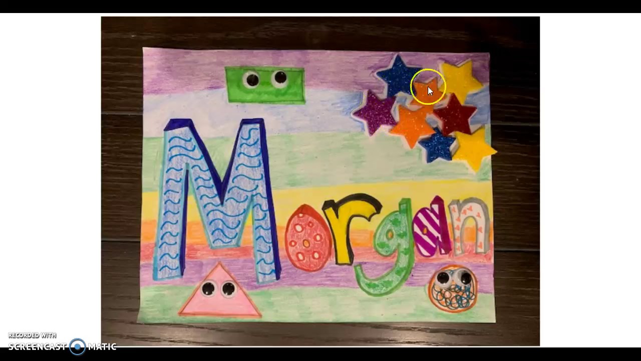 Name Tag / Elements of Art - YouTube