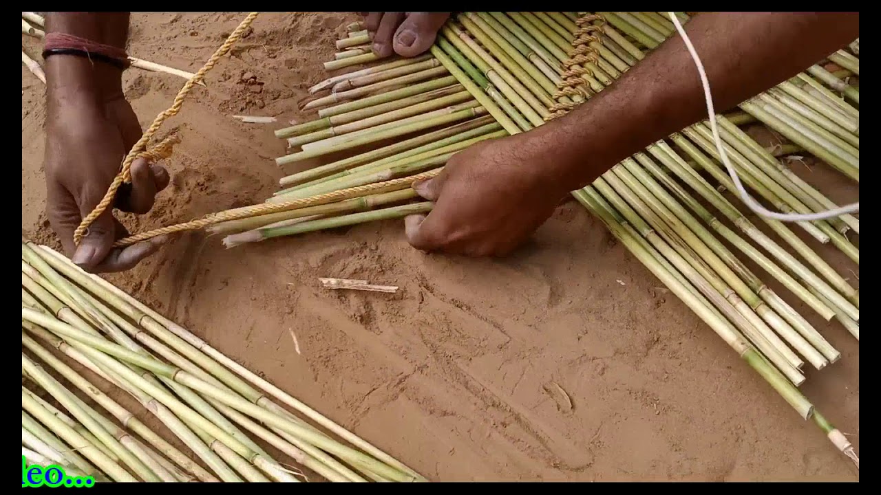 Mudha suru se banana sikhe part1 # how to make bamboo stool - YouTube