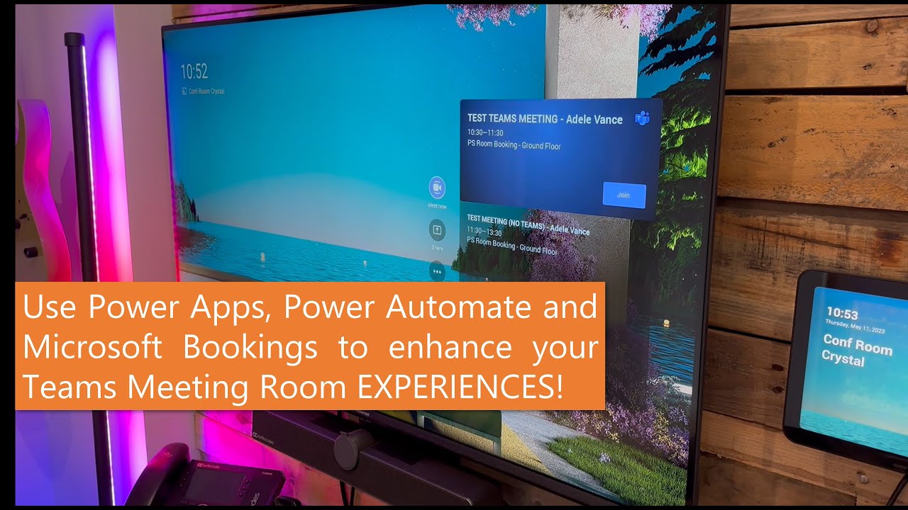 Room Booking with Power Apps and Microsoft Bookings - YouTube