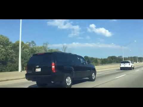 VIP AVAIFX ESCORT DEPARTING RDC FOLLOWING ACCIDENT - YouTube