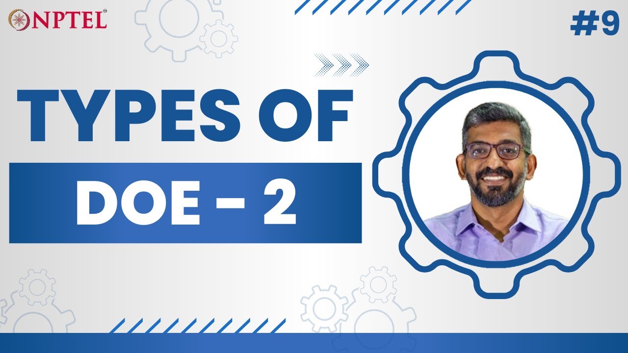 #9 Types of DOE | Part 2 | Surrogates and Approximations in Engineering ...