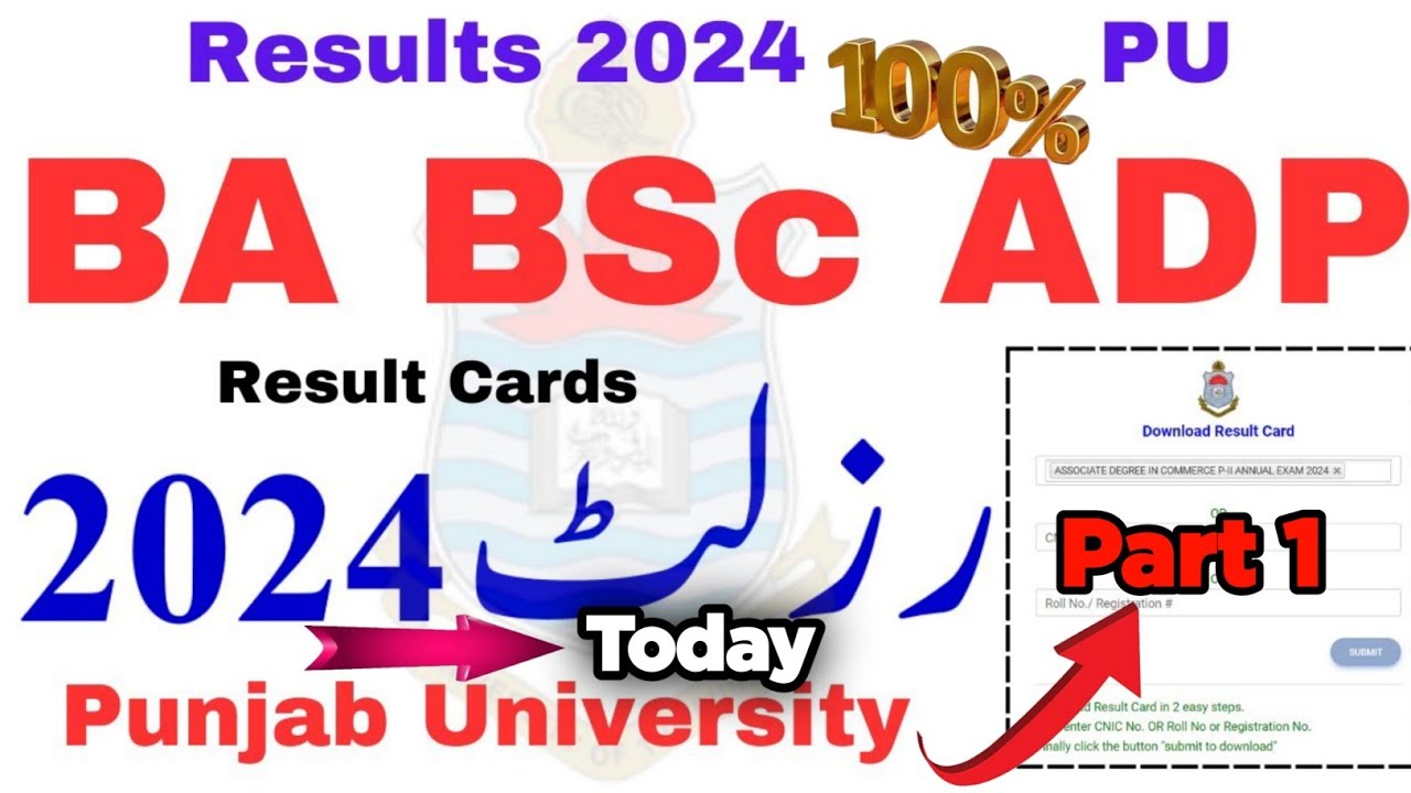 👉💕3rd Year BA BSc ADP Result 2024 PU | ADP Part 1 Result 2024 | Ada Ads ...