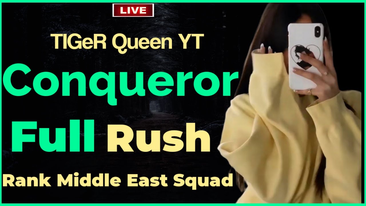 Live Conqueror Push. (TIGeR QUEEN YT) PUBG MOBILE. ️ - YouTube