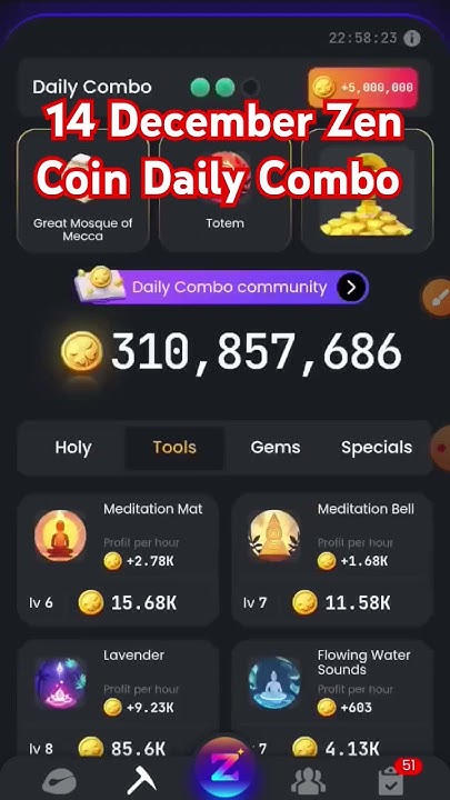 14 December Zen Coin Daily Combo || Today Zen Coin Daily Combo - YouTube