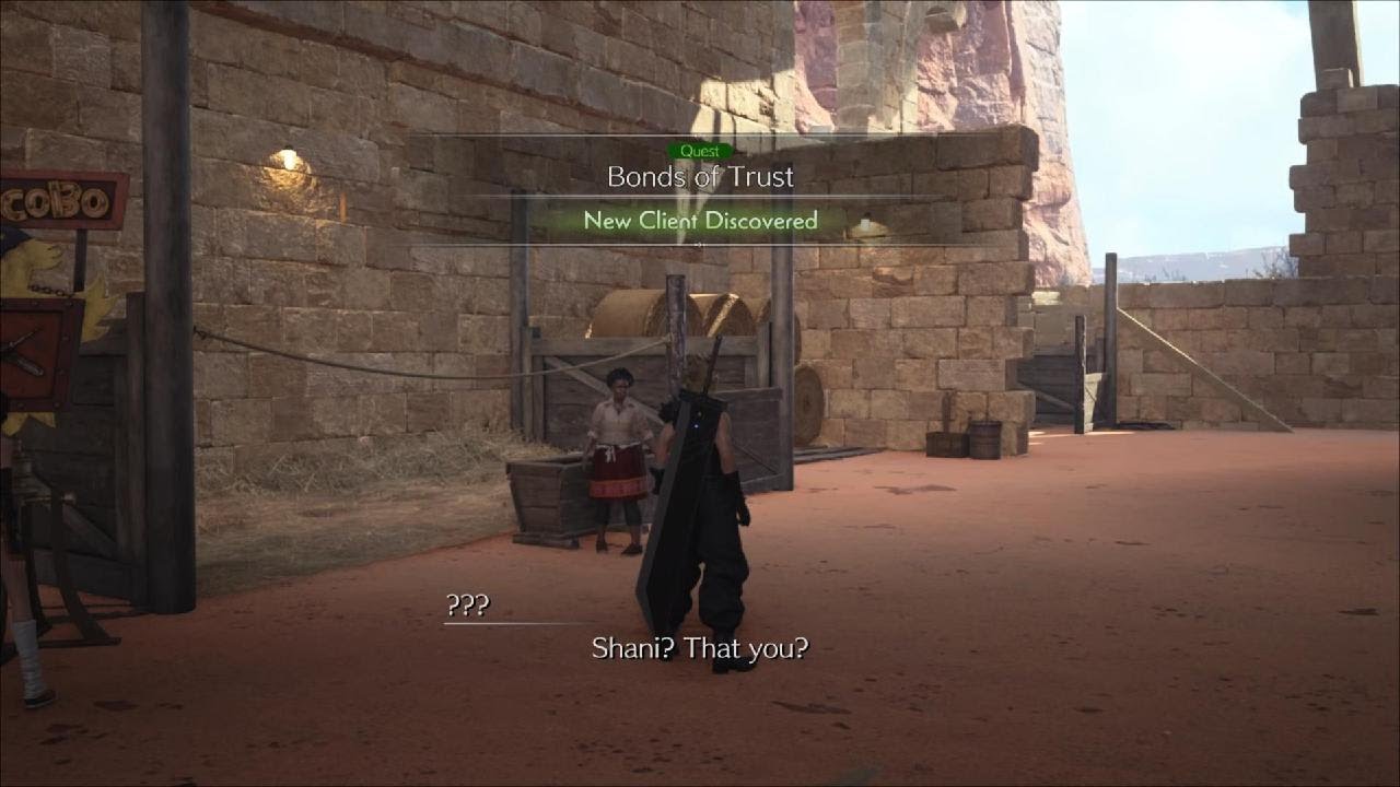 FINAL FANTASY 7 VII REBIRTH Bonds Of Trust Side Quest Aponi Chocobo ...