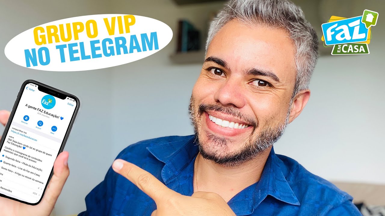 Entre para o nosso grupo VIP no Telegram 😍 - #FazEmCasa - YouTube