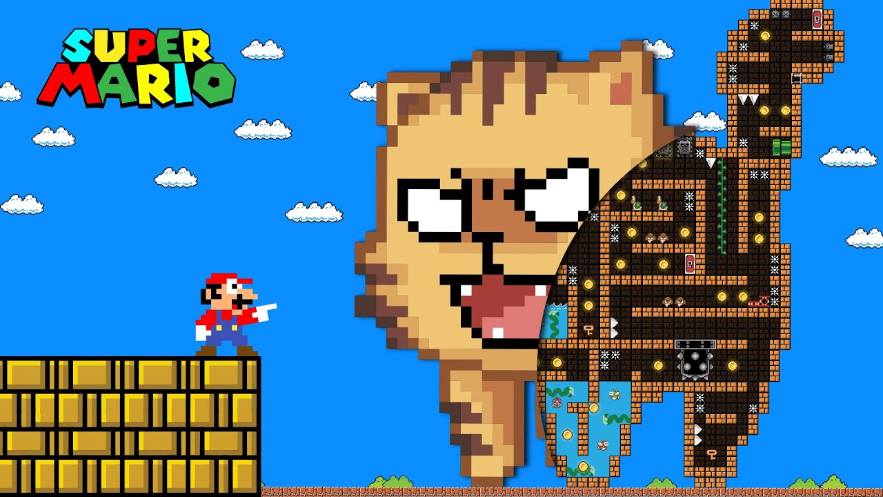 Mr.Mario: Mario vs the Giant Cat Maze Mayhem | Game Animation - YouTube