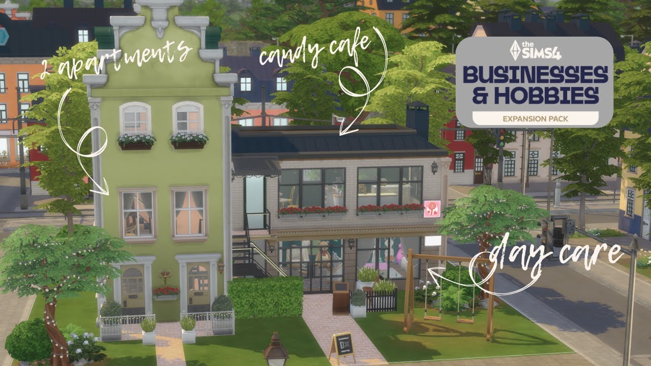 2 apartments and 2 businesses | Businesses & Hobbies | the sims 4 speed ...