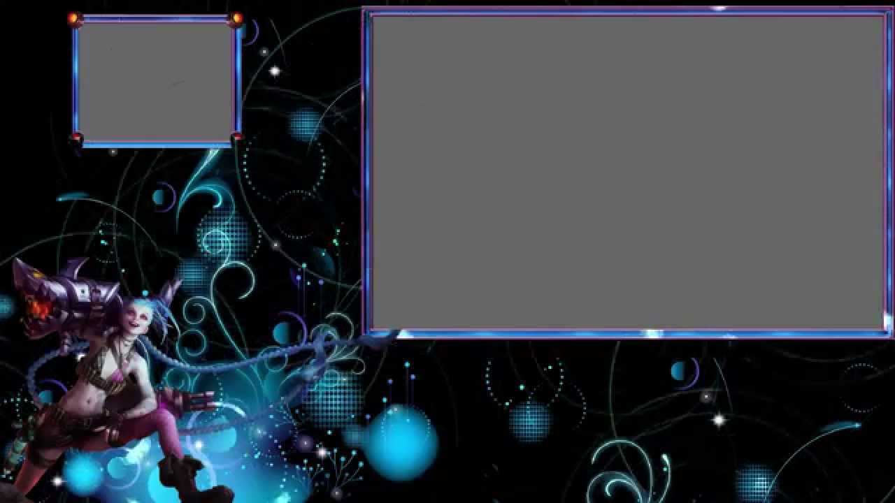 LoL Animated Overlay Jinx Desktop (League of Legends Strean HUD) - YouTube