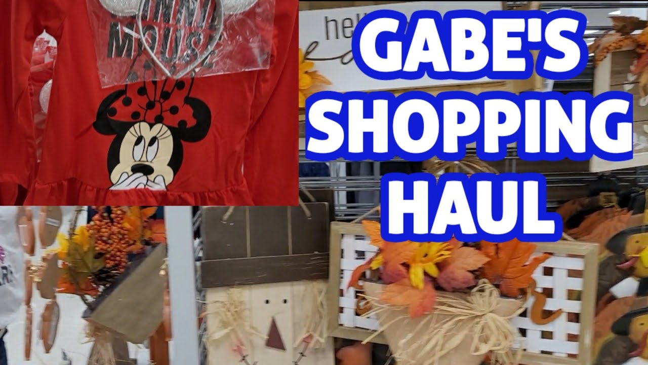 SHOP WITH ME AT GABES|NEW FALL DECOR #gabes #gabeshaul #gabesfalldecor ...
