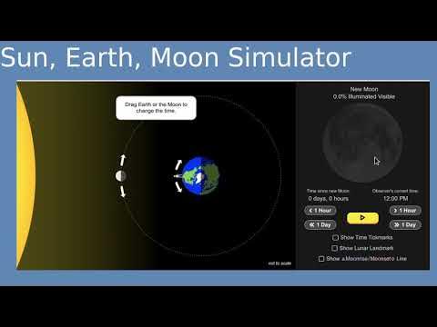 PSC153 Lab7: Sun, Earth, Moon Simulator - YouTube