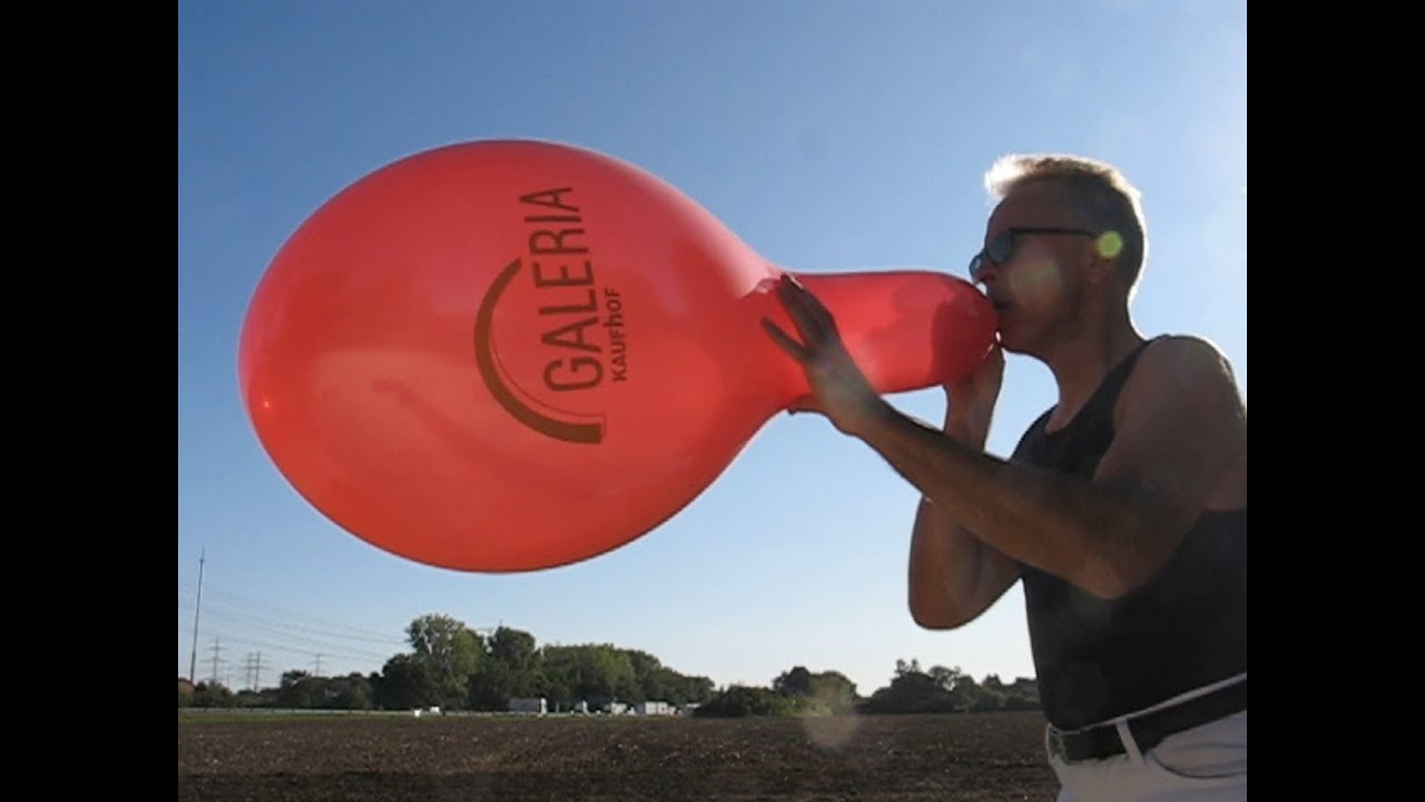 balloon blow to pop – Belbal 14“ - YouTube
