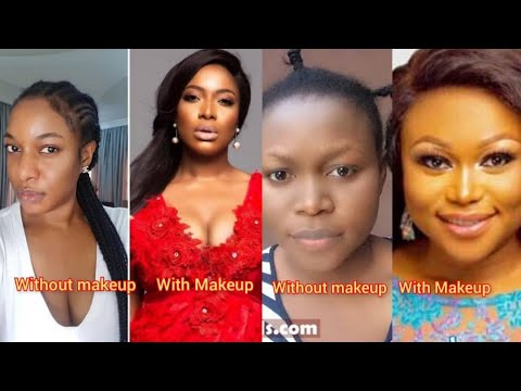 Nollywood Actresses With and Without Makeup// Very interesting - YouTube