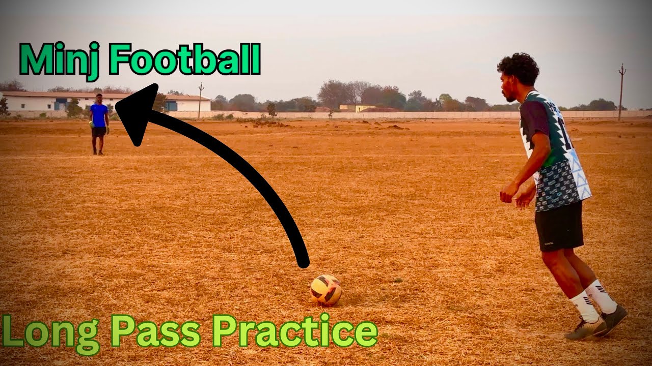 Long Pass Practice | Football Training | Air Me long pass | Minj ...
