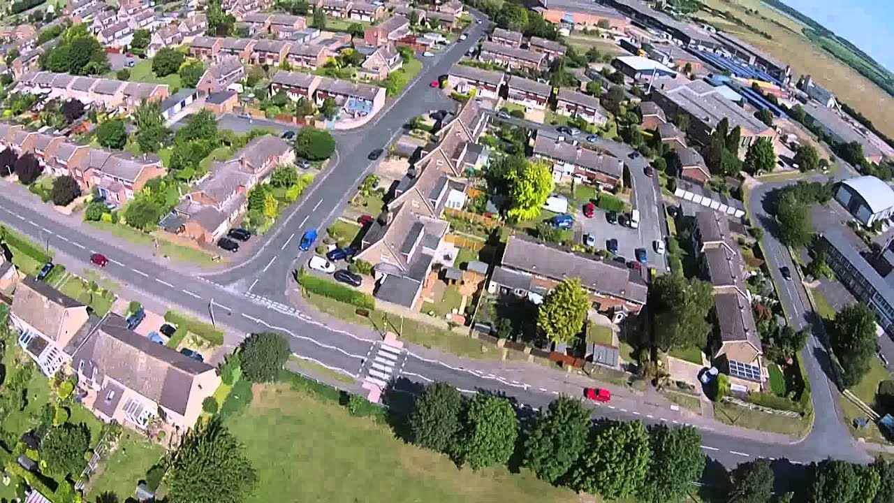 SAWSTON AERIAL VIEW - YouTube