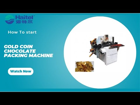 Automatic gold coin chocolate packing machine,Do you need one ? - YouTube