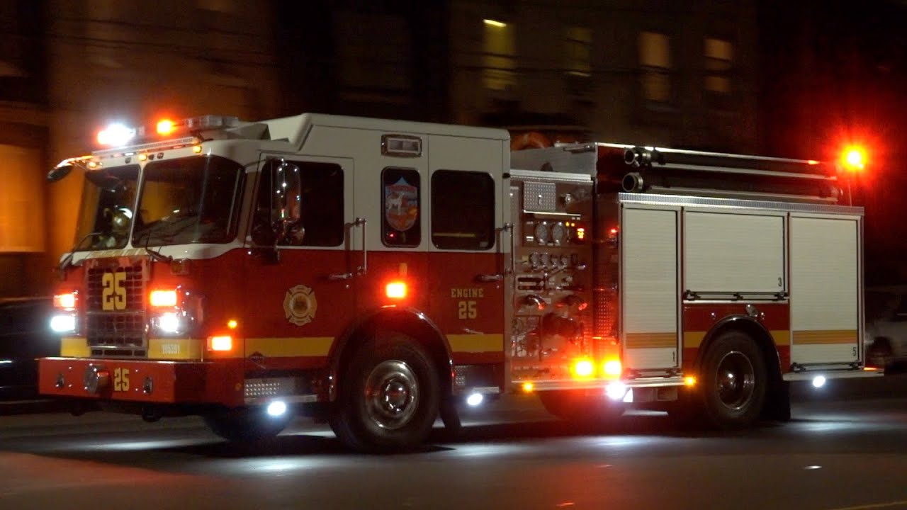 PFD Engine 25 Responding - YouTube