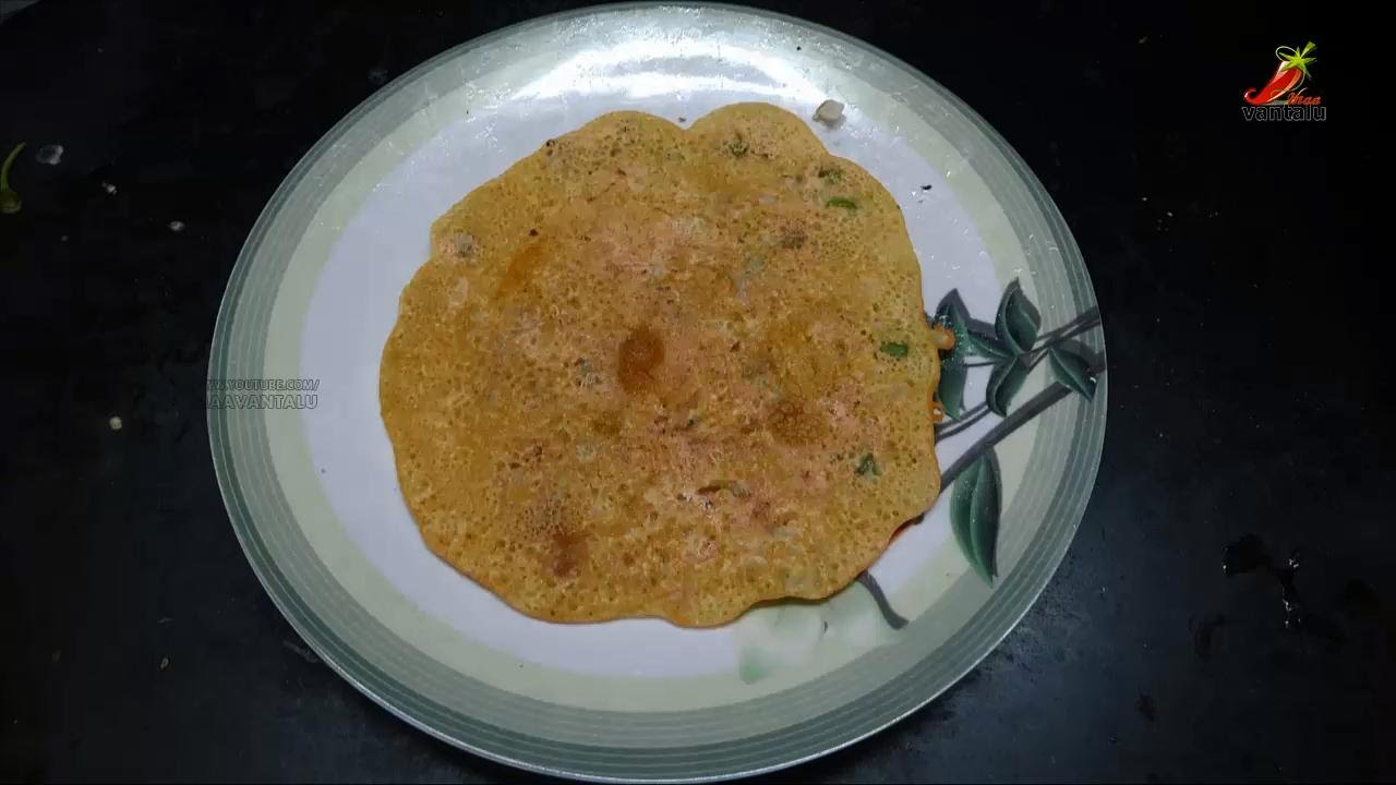 Senagapindi Dosa Gram flour Dosa - Maa Vantalu - YouTube