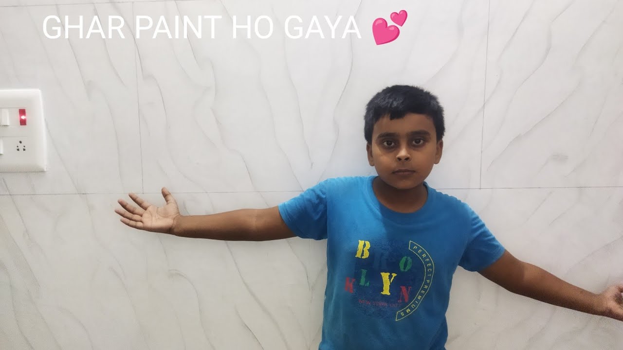 Finally ghar paint ho gya 😝 #paint #new - YouTube