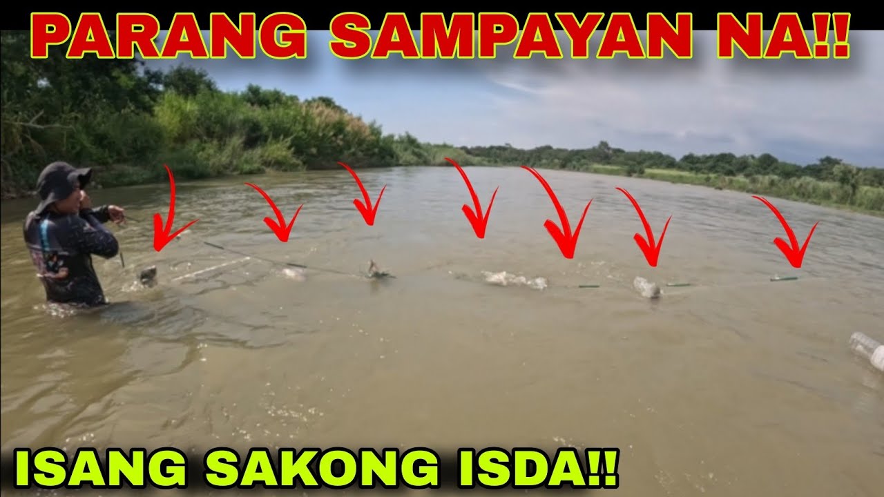 BUMANGGA SA LAMBAT ANG SOBRANG DAMING ISDA SA MALALIM AT MALAKING ILOG ...