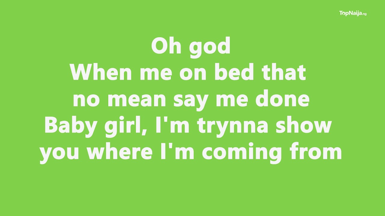 Burna Boy - SECRET (feat. Jeremih and Serani) - OFFICIAL LYRICS VIDEO ...
