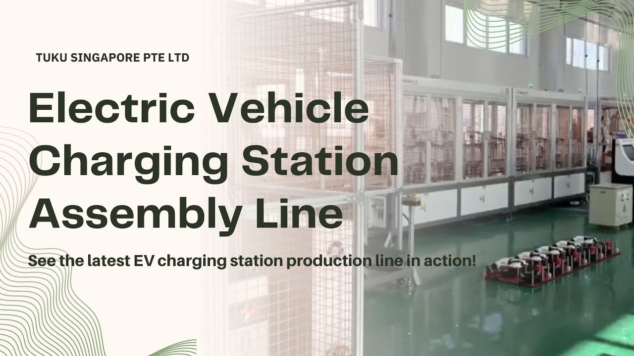 Electric Vehicle Charging Station Assembly Line - YouTube