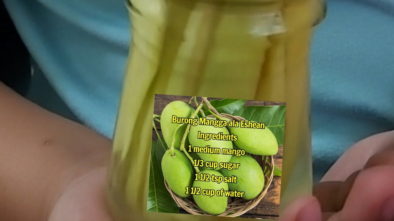 How to make burong mangga - YouTube