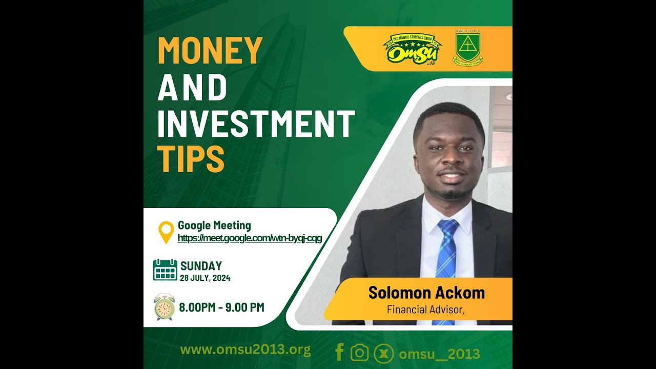 Money and Investment Tips by Solomon Ackom - YouTube