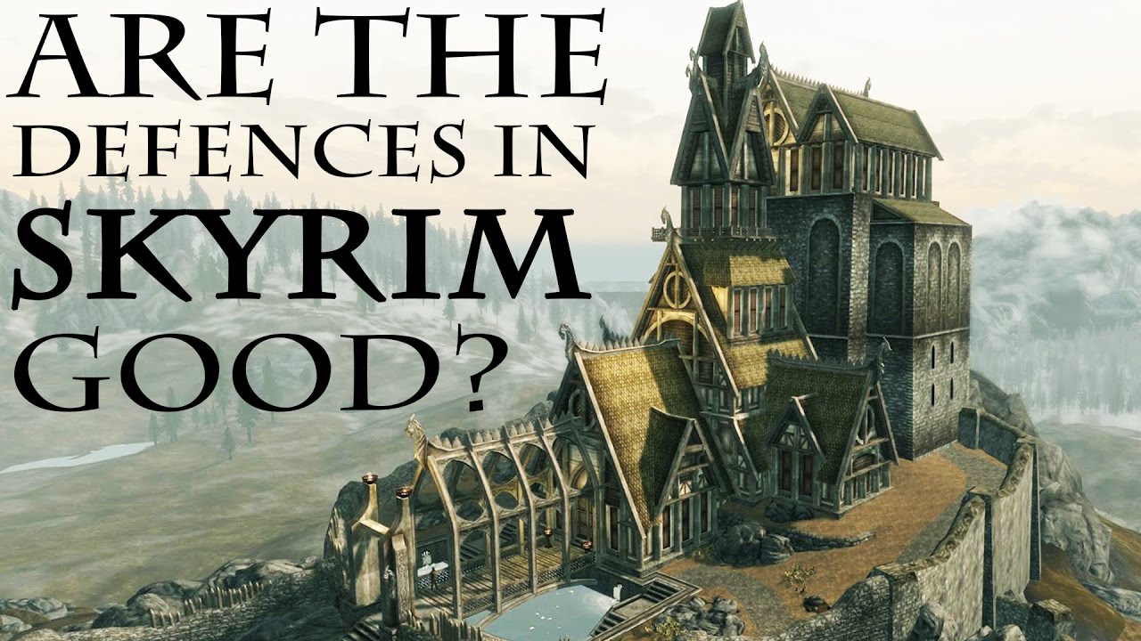 A close analysis of Whiterun's defences (skyrim) - YouTube