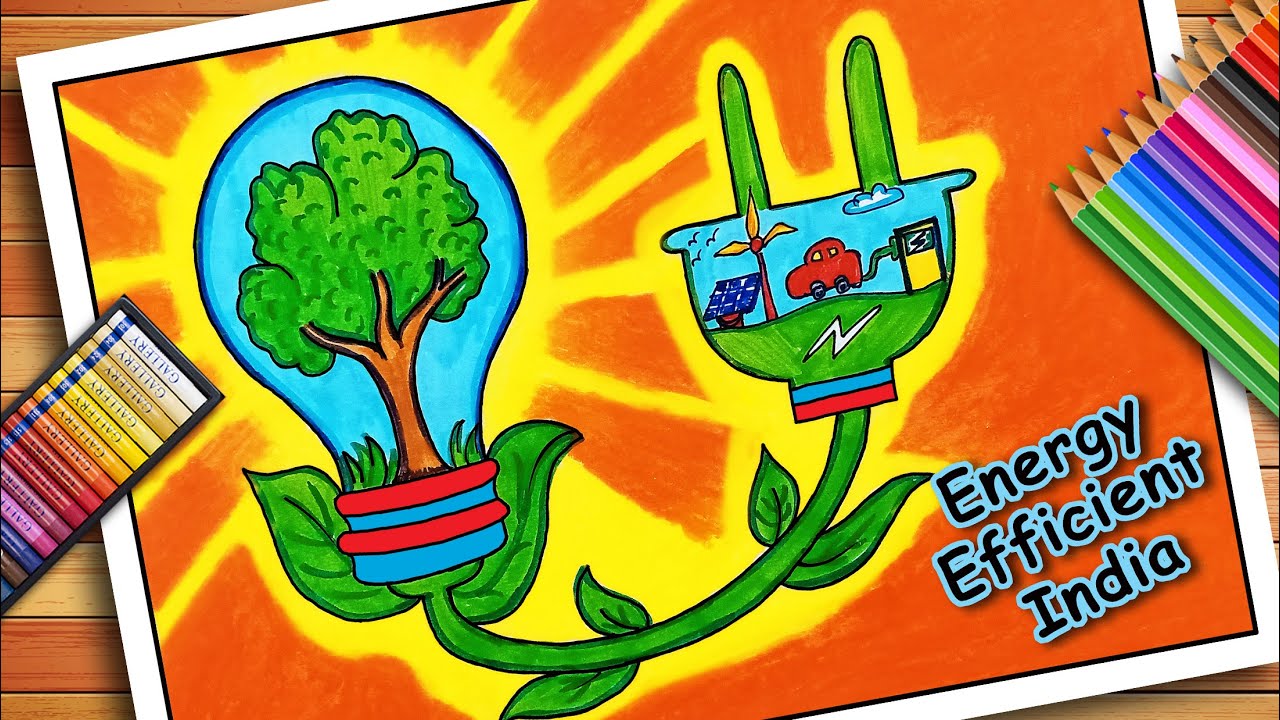 Save Energy Drawing | Energy Conservation Poster | What can I do to ...