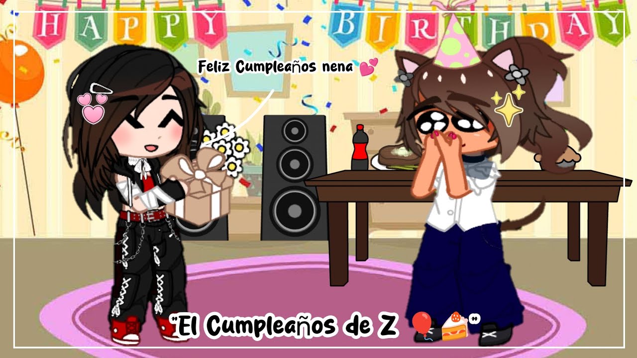 "El Cumpleaños de Z 🍰🎈"//Gacha Nebula 💜//~{Tortita de Nutella}🤎 - YouTube