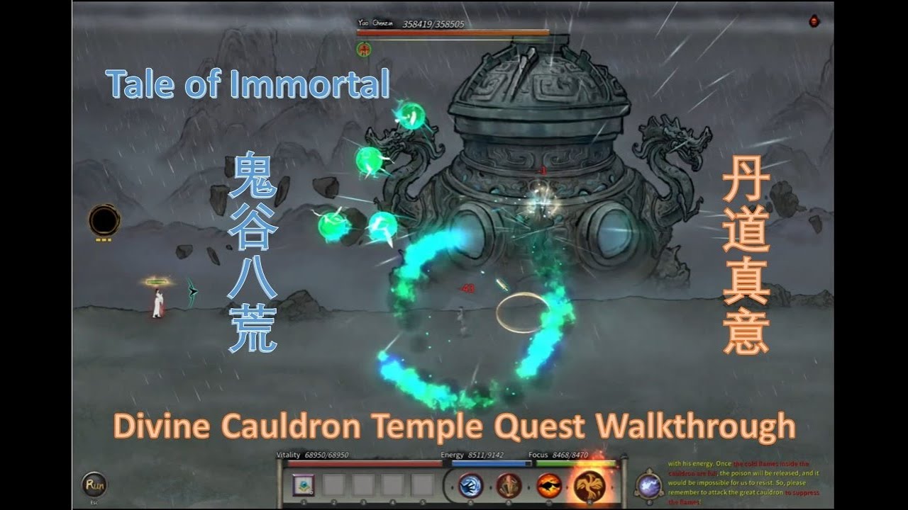 Tale of Immortal: Divine Cauldron Temple Quest Walkthrough (4 Endings ...