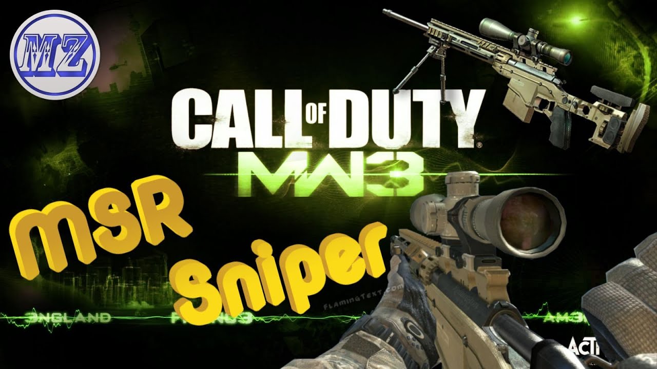 MW3 | MSR Sniper Montage | Call of Duty Modern Warfare 3 Gameplay [PC ...