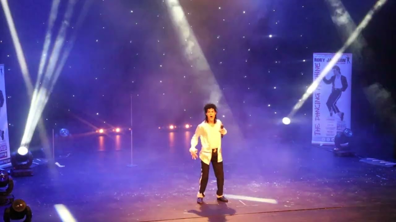 Rory Jackson as Michael Jackson - BLACK OR WHITE Live in Surrey - April ...