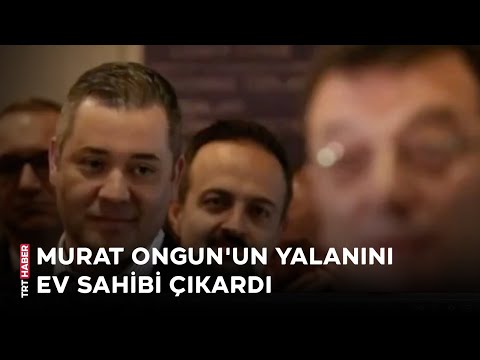 Murat Ongun'un yalanını ev sahibi çıkardı